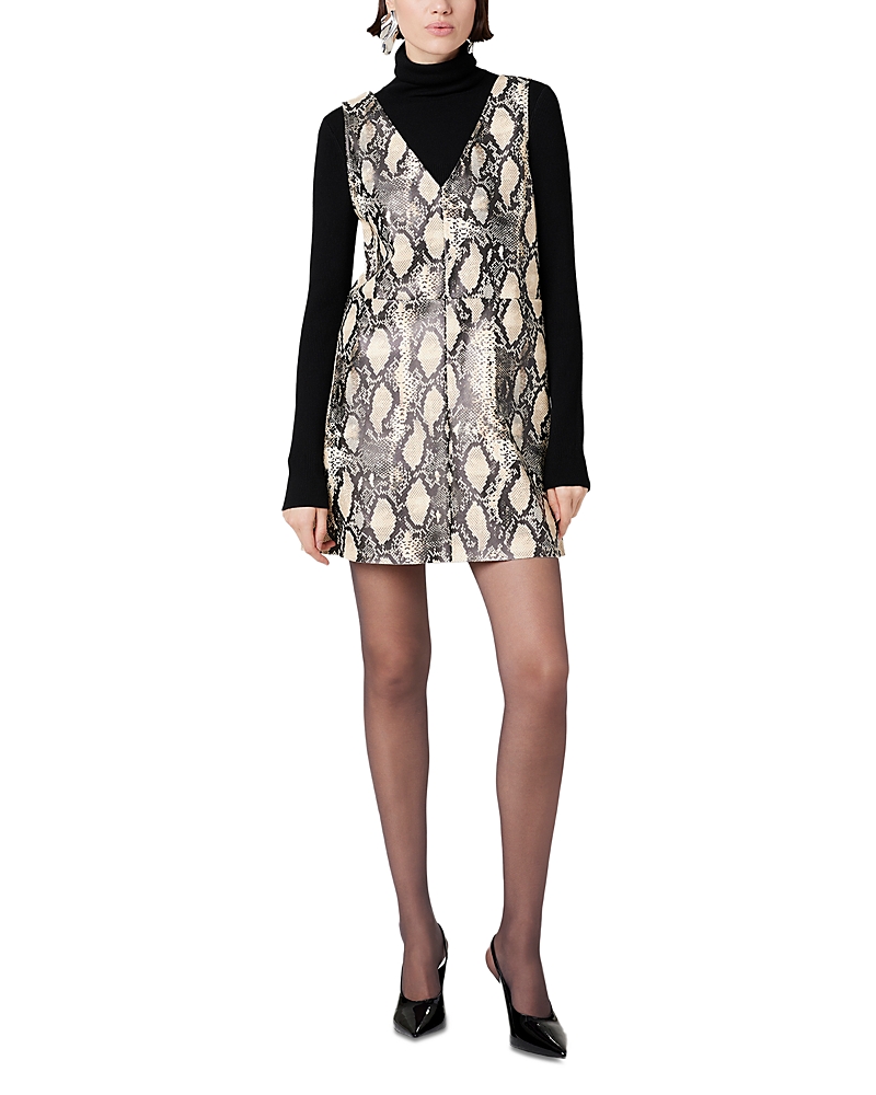 Click here for Toccin Malia Faux Leather Mini Dress prices