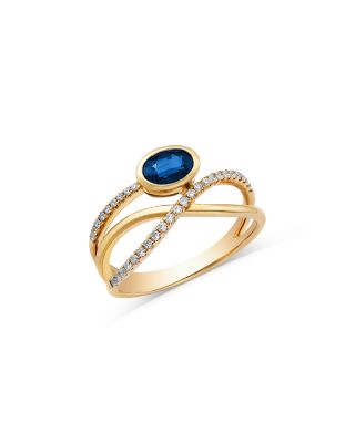 Click here for Bloomingdales Fine Collection Sapphire & Diamond C... prices