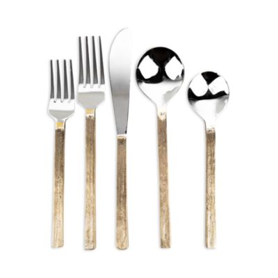 Click here for Shelton Metal La Tavola Five Piece Flatware Set prices