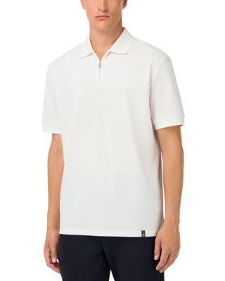 Click here for Boggi Milano Cool Jade Half Zip Polo Shirt prices