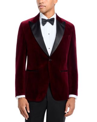 Click here for Boss Velvet Satin Peak Slim Fit Dinner Jacket prices