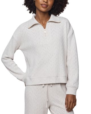 Click here for Splendid Sweater Soft Quarter Zip Sweatshirt prices