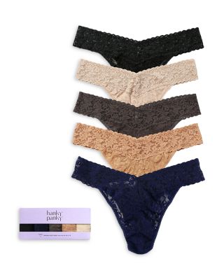 Click here for Hanky Panky Original-Rise Thongs  Set of 5 prices