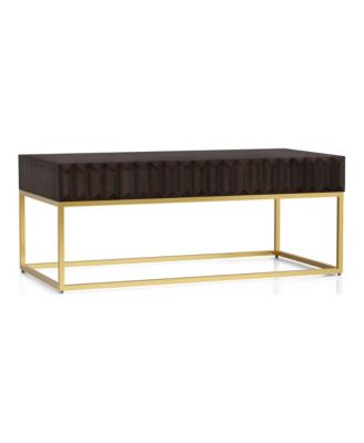 Click here for Furniture of America Wisha 48 Metal Frame 2-Drawer... prices