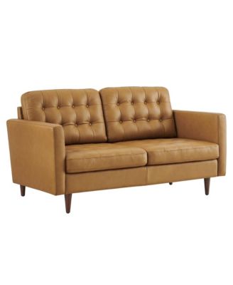 Click here for Modway Exalt Tufted Leather Loveseat prices