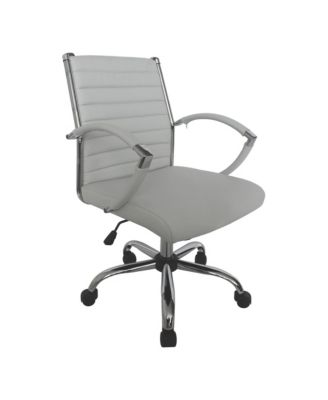 Furniture of America Tioga 37-inch Faux Leather Height Adjustable Swivel Office Chair