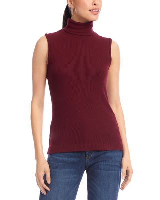 Click here for Karen Kane Ribbed Turtleneck Tank prices