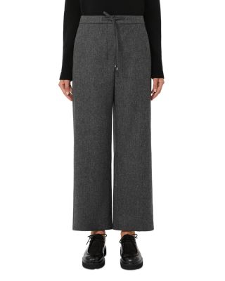 Max Mara Livio Black Wool Cashmere Pants