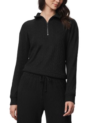 Click here for Splendid Sweater Soft Quarter Zip Sweatshirt prices
