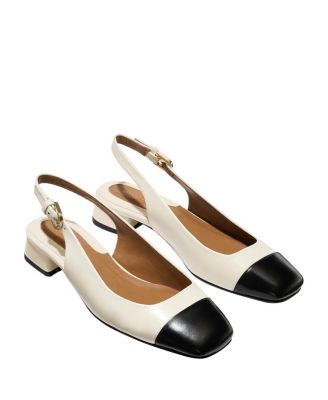 Click here for Margaux Womens The Cap-Toe Darcy Slingback Pumps prices