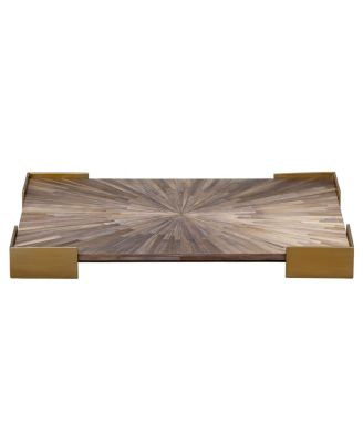 Click here for Jamie Young Palm Marquetry Decorative Tray prices