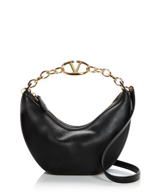 Click here for Valentino VLogo Small Moon Hobo Bag prices