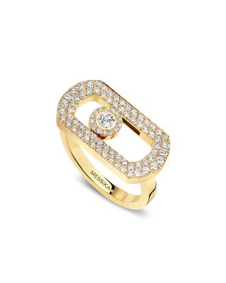 Click here for Messika 18K Gold So Move Diamond Oval Ring prices