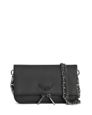 Click here for Zadig & Voltaire Rock Nano Grained Leather Crossbo... prices