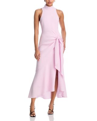 Click here for Cinq a Sept Crepe Rori Tie Waist Turtleneck Dress prices