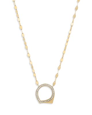 Click here for Lana Jewelry Eclipse Diamond Circle Pendant Neckla... prices