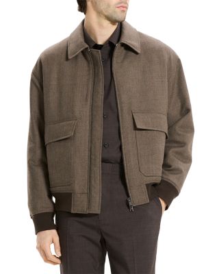 Click here for Theory Modern Aviator Jacket in Dapper Wool prices