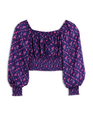 Click here for KatieJnyc Girls Tween Smocked Cropped Top - Big Ki... prices
