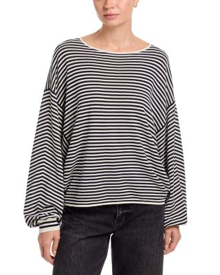 Click here for Frame The Striped Slouchy Sweater prices