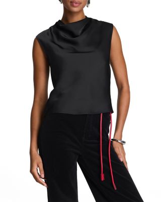 Click here for Spanx Better Than Silk Sleeveless Cowlneck Top prices