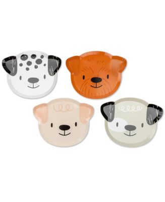 Jollity & Co. Bow Wow Puppy Dog Birthday Large Paper Plates, Set of 8 ...