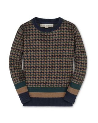 Click here for Hope & Henry Boys Organic Long Sleeve Intarsia Cre... prices