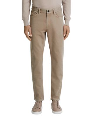 Click here for Zegna Roccia Slim Fit Cotton and Cashmere Pants prices