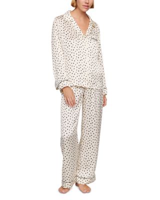 Click here for Eberjey Inez Printed Washable Silk Long Pajama Set prices