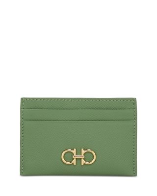 Click here for Salvatore Ferragamo Gancini Leather Card Case prices