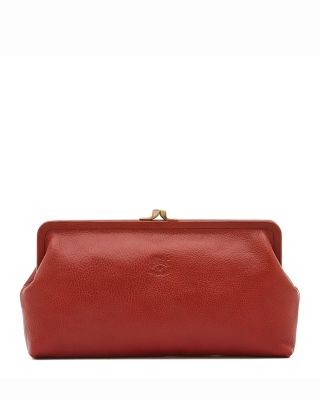 Click here for Il Bisonte Classic Manuela Leather Clutch prices