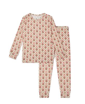 Click here for Motette Girls Holly Trellis Pajama Set - Little Ki... prices