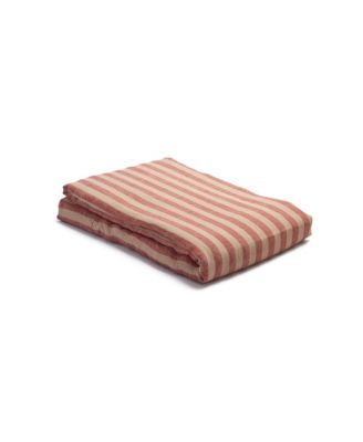 Click here for Piglet in Bed Pembroke Stripe Linen Flat Sheet  Tw... prices