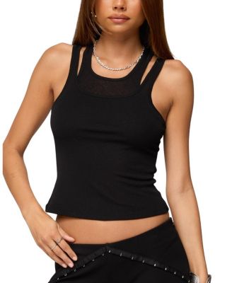 Click here for Edikted Sammy Layered Tank Top prices