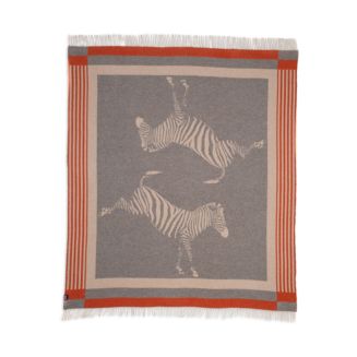 Prince of Scots Savanna Equestrian Reversible Merino Wool Throw ...