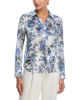 Click here for LAgence Tyler Printed Silk Blouse prices