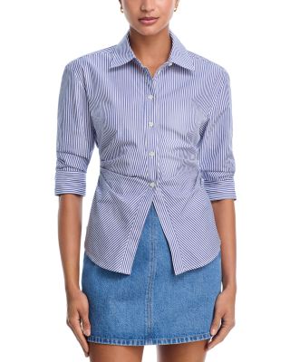 Click here for Tanya Taylor Winslet Bow Back Top prices