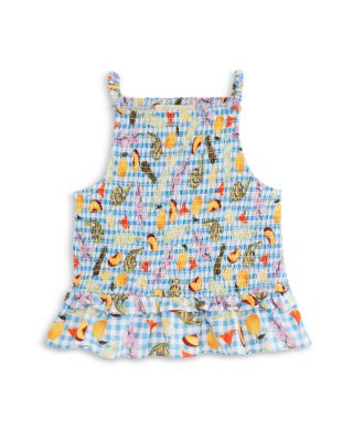 Click here for Aqua x Lisa Says Gah! Girls Smocked Top  Big Kid -... prices
