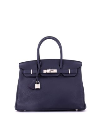 Click here for Pre-Owned HERMES Birkin 30 Handbag Verso Clemence... prices