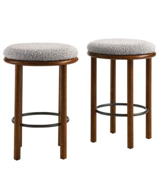 Click here for Modway Fable Boucle Fabric Counter Stools  Set of... prices