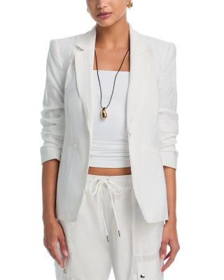 Click here for Cinq a Sept Tumbled Woven Khloe Blazer prices