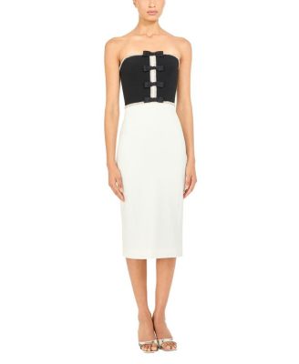 Click here for Jenny Packham Odette Bow-Embellished Beaded Midi D... prices