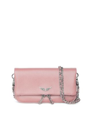 Click here for Zadig & Voltaire Rock Nano Grained Leather Crossbo... prices