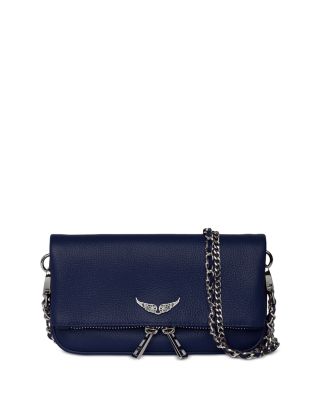 Click here for Zadig & Voltaire Rock Nano Grained Leather Crossbo... prices