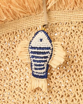 Click here for Btb Los Angeles Raffia Fish Bag Charm prices
