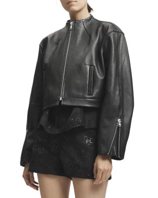 Click here for Saint Art Collarless Leather Jacket prices