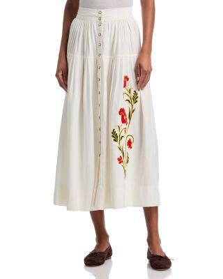 Click here for The Great. The Western Embroidered Highland Skirt prices