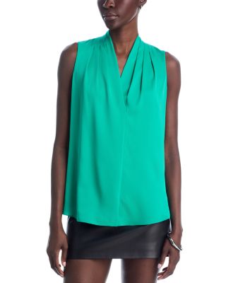 Click here for Kobi Halperin Nellie Silk-Blend Pleated Blouse - E... prices