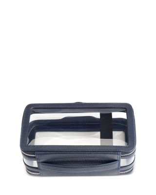 Click here for Royce New York Leather Cosmetic Bag with Clear Pvc... prices