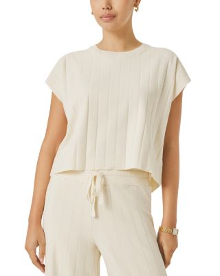 Click here for Splendid Spl X Cj Wide Rib Knit Top prices