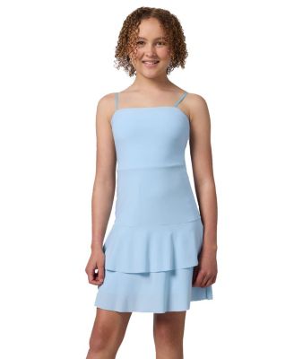 Click here for Un Deux Trois Girls Bow Back Tiered Dress - Big Ki... prices